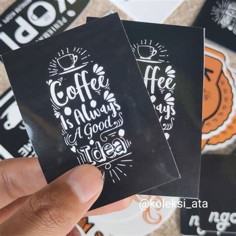 Jual Stiker Black Cofee Shopee Indonesia