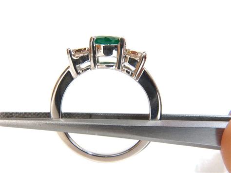 190 Carat Natural Round Emerald Fancy Color Brown Diamonds Ring 14