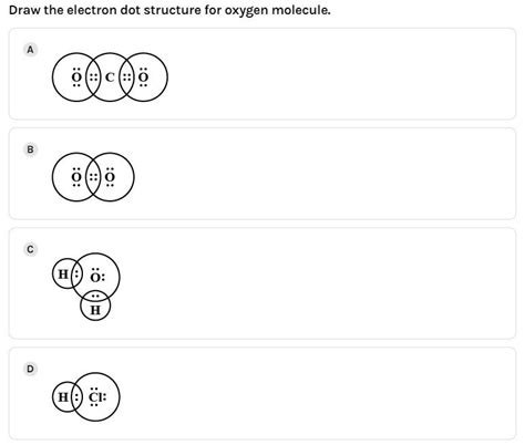 Electron Dot Structure For Oxygen