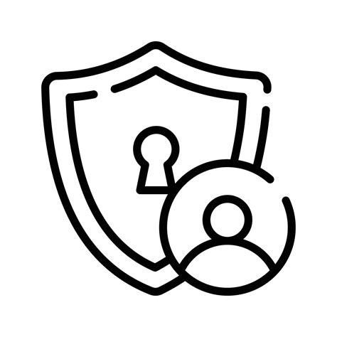 Security Control Symbol Vector Pictogram Isolated Security Agency
