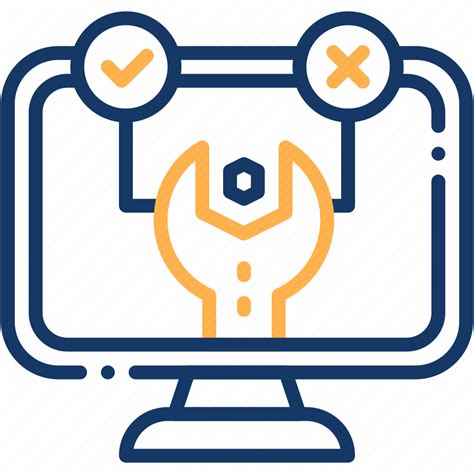 Software Testing Repair Tools Wrench Management Icon Download On