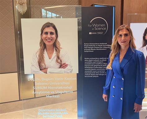 Sunum Sunum Researcher Awarded The National Young Scientist Woman