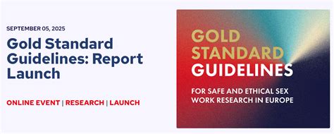 New Guidelines For Ethical Sex Work Research Launched By Eswa And