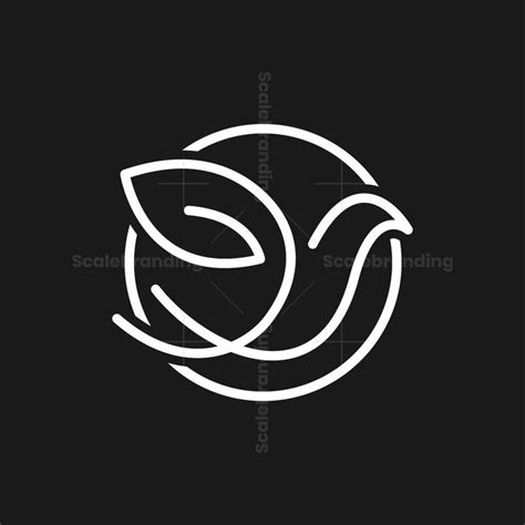 Dove Leaf Logo Leaf Logo Logo Facebook Leaf Design