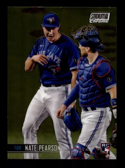 2021 Stadium Club Chrome 7 Nate Pearson Rc Toronto Blue Jays Eur 193 Picclick Fr