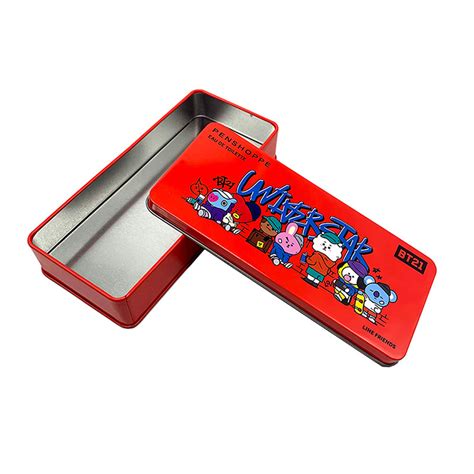 Rectangular Metal Tin Storage Containers For Tea And Coffee Packaging