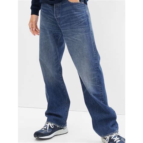 Gap 90s Loose Mens Jeans Dark Blue Sportisimocom