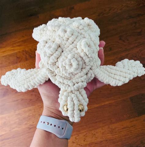 Turtle Soft Sculpture Etsy Macrame Patterns Soft Sculpture Etsy