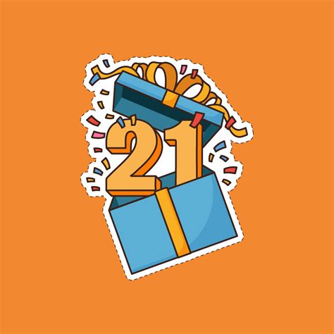 Happy 21st Birthday Clip Art