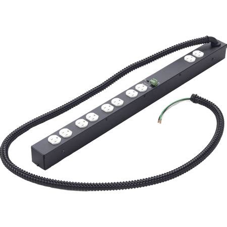 Lowell Manufacturing Acs 2010 Rpc Hw 20a Power Strip Rpc 10 Outlets