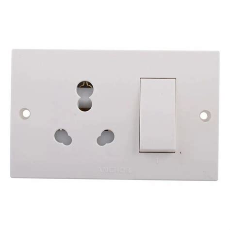 16a Anchor Roma Switch Socket At ₹ 50 Anchor Modular Socket In New Delhi Id 2857160387333