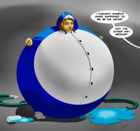 Shark Girl Water Inflation By Thesurfacingsic On Deviantart