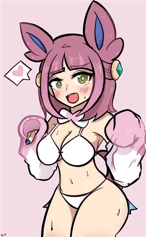 Rule 34 90skkero Artist Signature Big Breasts Blush Bob Cut Bowtie