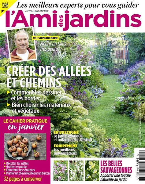 Lami Des Jardins Janvier 2026 No 1182 Download Pdf Magazines French Magazines Commumity
