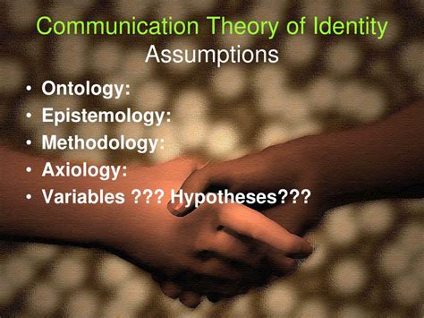 Ppt Exploring Communication Theory Of Identity Aspects And Levels