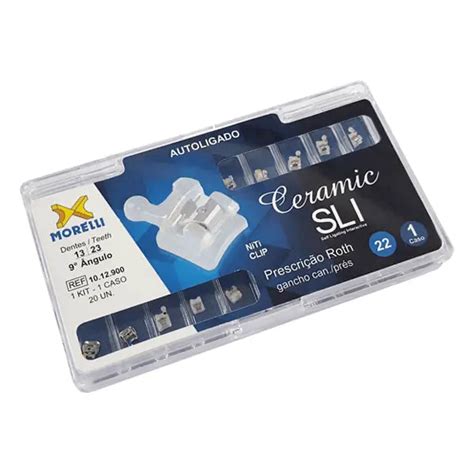 Self Ligating Interactive Ceramic 022 Roth Brackets Single Patient Ki First Dental