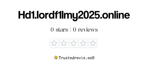 Hd1lordf1lmy2025online Review Legit Or Scam 2025 New Reviews