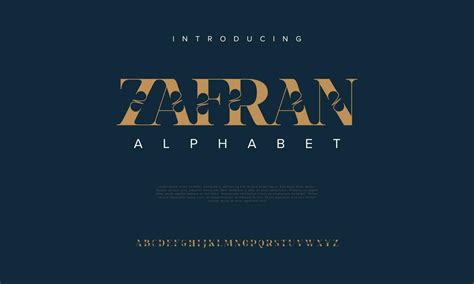 Zafran Abstract Digital Technology Logo Font Alphabet Minimal Modern Urban Fonts For Logo