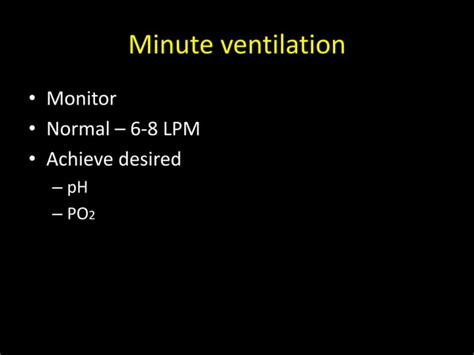 Basic Ventilatory Parameters Pptx Lung And Respiratory Health