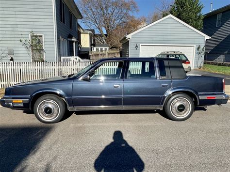 1990 Chrysler New Yorker Sedan Blue Fwd Automatic Fifth Avenue