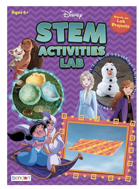 Disney Stem Idea Labs For Girls Workbook Ages 6 Bendon 9781690212409