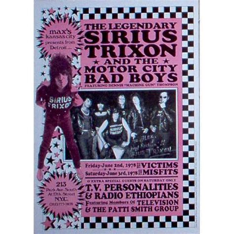 Maxs Kansas City Ny 03 06 1978 Usa 1978 Original Promo Poster Concert