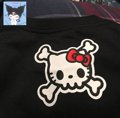 Hello Kitty Bones Y2k Halloween Shirt Etsy