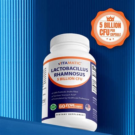 Vitamatic Lactobacillus Rhamnosus 5 Billion Per Dr Capsule 10 Billion