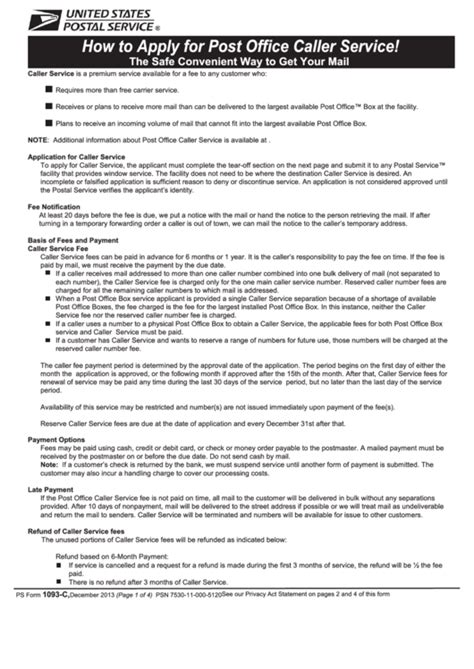 Ps 1093 Form Fillable Printable Forms Free Online