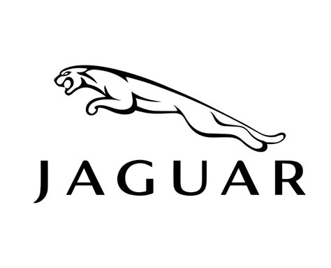 Jaguar Brand Logo Car Symbol With Name Black Design British Automobile