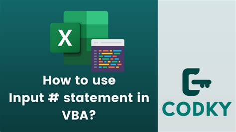 How To Use Input Statement In Vba Codky How To Use Input Statement In Vba Codky
