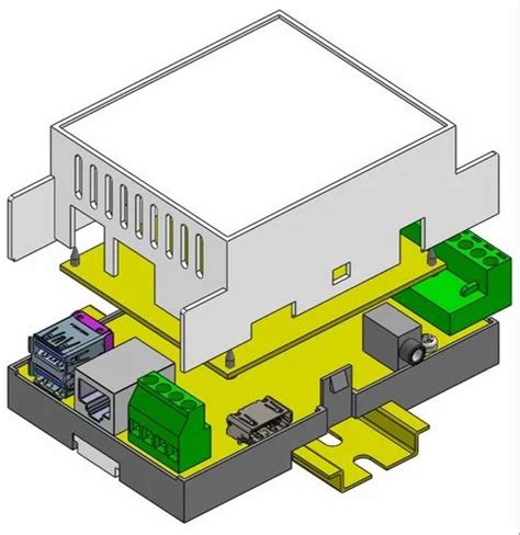 Abs Compact Enclosures With Ventilation Cesv 70 For Electronics