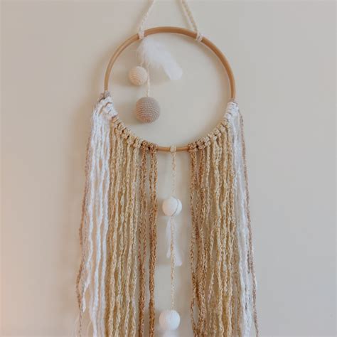 Unique Wall Decor Beige Dream Catcher Natural Dream Catcher Dream