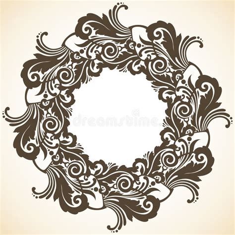 Grinalda Decorativa Decorativa Do Natal Ilustração Do Vetor Ilustração De Sinal Alegre 74240088