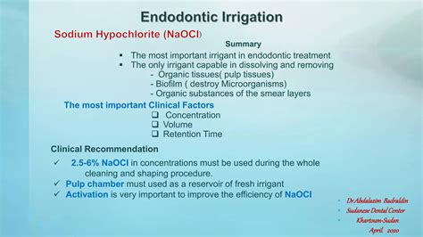 Endodontic Irrigation 1 Ppt