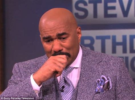 Tears Of Popularity Video Of Steve Harvey Crying Tears Of Joy Over