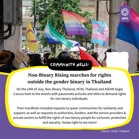 Non Binary Rising Marches For Rights Outside The Gender Binary In