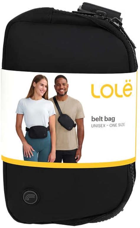 Lole Unisex Belt Bag Black One Size