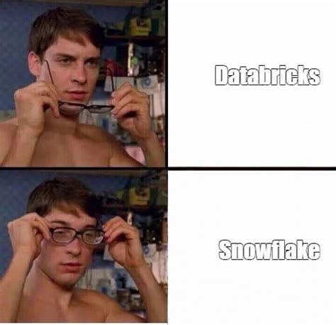 Комикс мем Databricks Snowflake Комиксы Meme