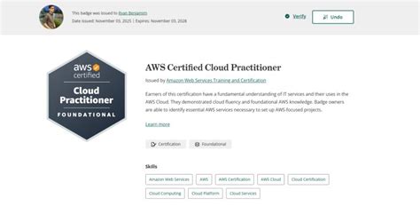 Aws Cloud Cloudcomputing Cloudpractitioner Certificação