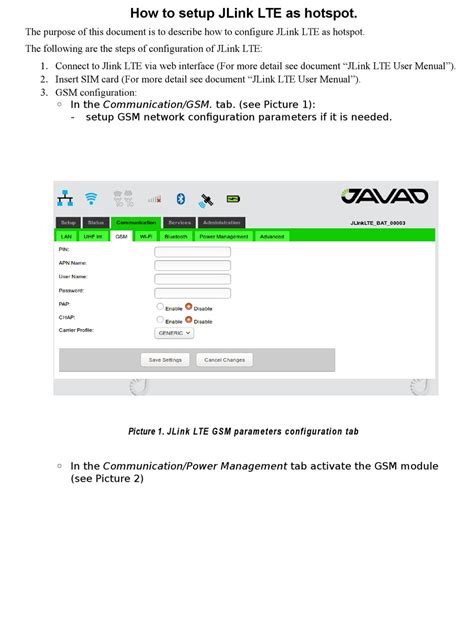 JAVAD JLINK LTE HOW TO SET UP Pdf Download ManualsLib