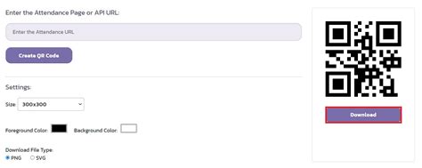 Attendance Qr Code Generator Eon Tools