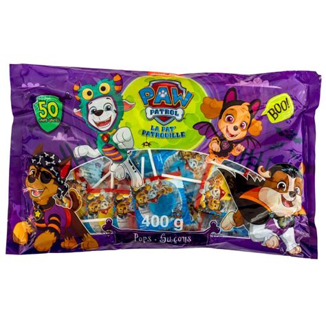 Paw Patrol Assorted Halloween Pops 50 Pc Party City