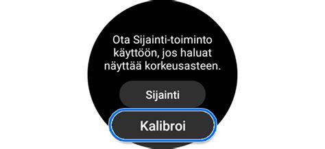 Galaxy Watch Compass Sovelluksen Käyttöopas Samsung Suomi