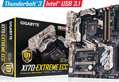 Gigabyte X170 Extreme Ecc Motherboard Released First Intel