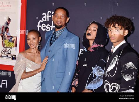 Hollywood Ca November 14 L R Jada Smith Will Smith Willow Smith