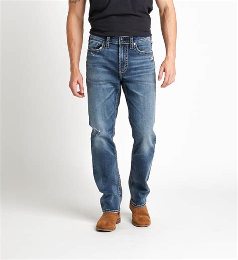 Buy Grayson Easy Fit Straight Leg Jeans For Usd 9900 Silver Jeans Us New