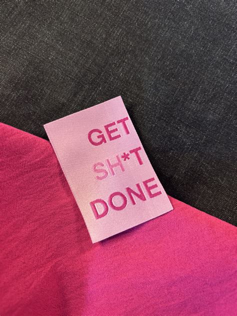 Loop And Label Naailabel Groot ‘get Sht Done