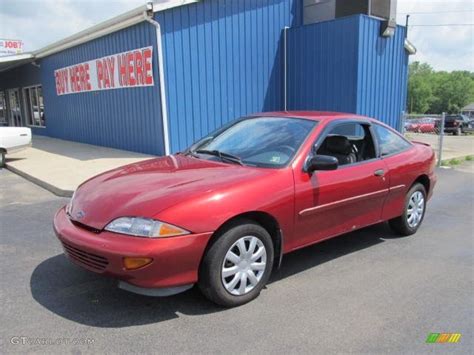 1999 Cayenne Red Metallic Chevrolet Cavalier Coupe 65481743 Gtcarlot