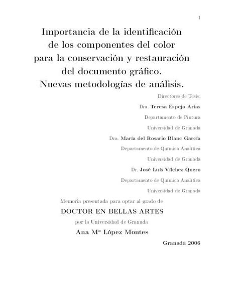 López Montes Am Importancia De La Identificación De Los Componentes Del Color Para La